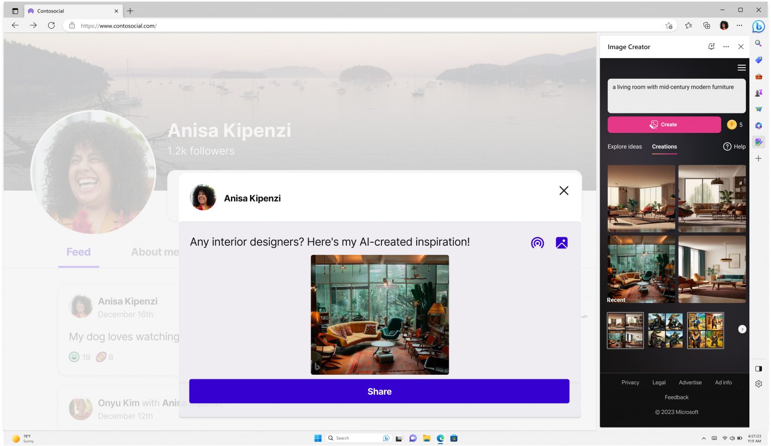 Create images with your words - Bing Image Creator comes to the new ...