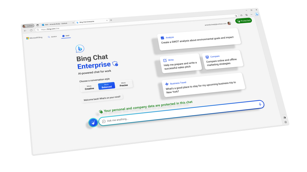 Furthering our AI ambitions – Announcing Bing Chat Enterprise and ...