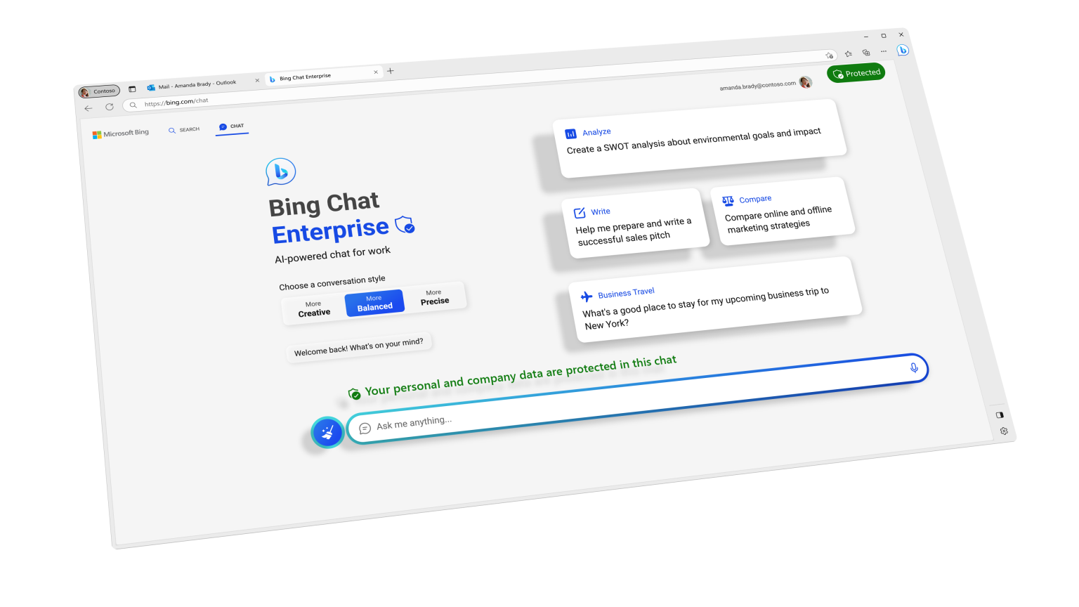 Furthering our AI ambitions – Announcing Bing Chat Enterprise and ...