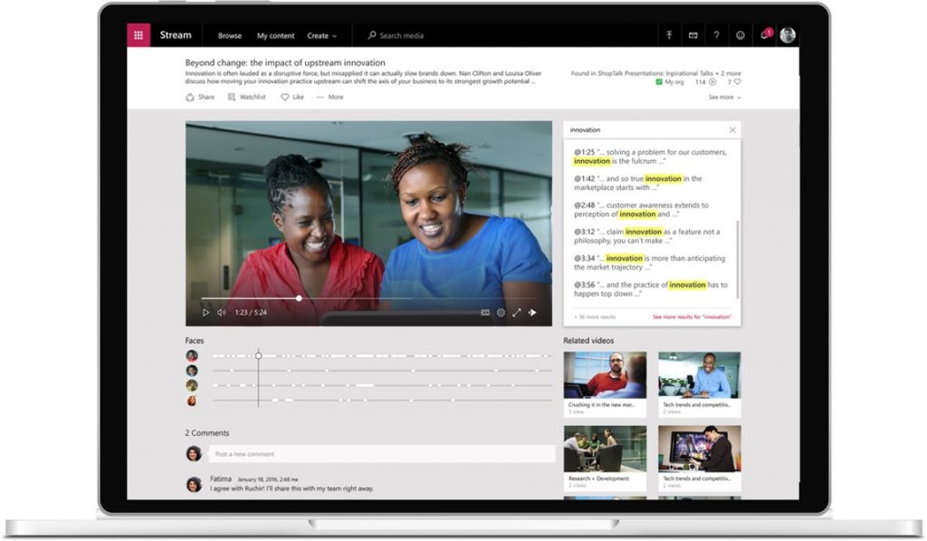 Microsoft Stream reaches general availability, bringing intelligence to enterprise video for ...